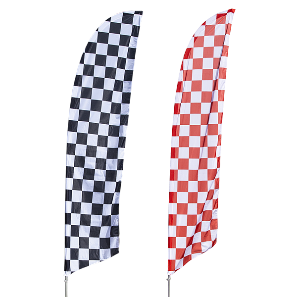 Red Checkered Banner