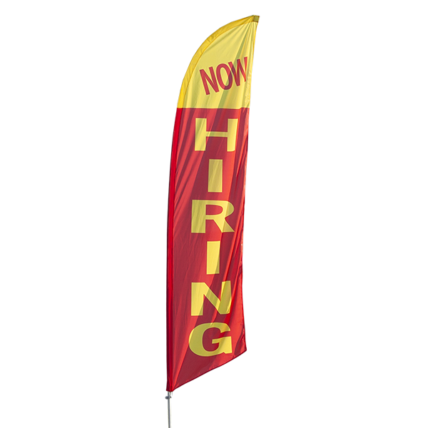 Now Hiring Banner | Yellow & Red Color Scheme - Vispronet