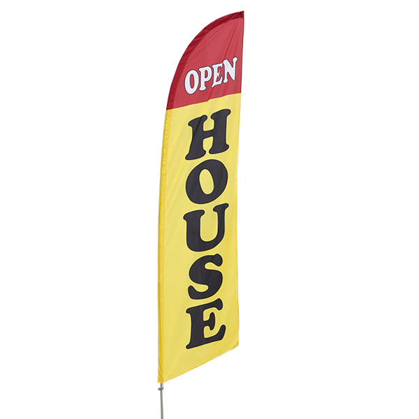 Open House Feather Flags | Lowest Prices | Vispronet