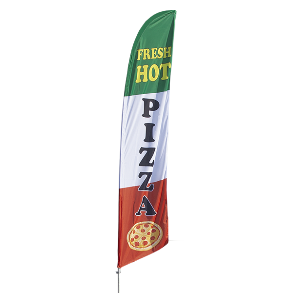 Pizza Flag Banners for Outdoor Advertising | Vispronet