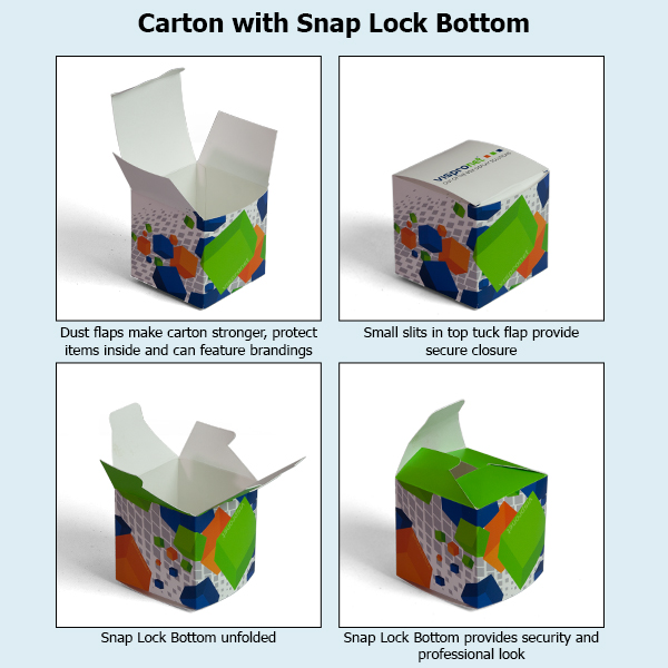 Custom Folding Carton Boxes | Vispronet