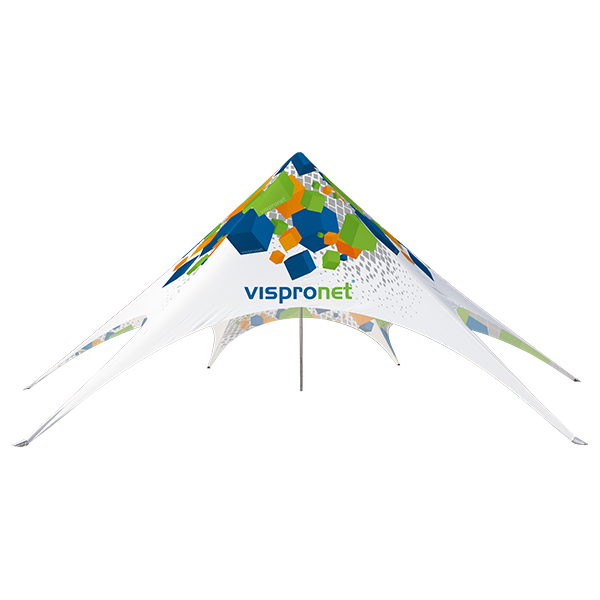 Custom Star Tent Canopies | Lowest Pricing | Vispronet