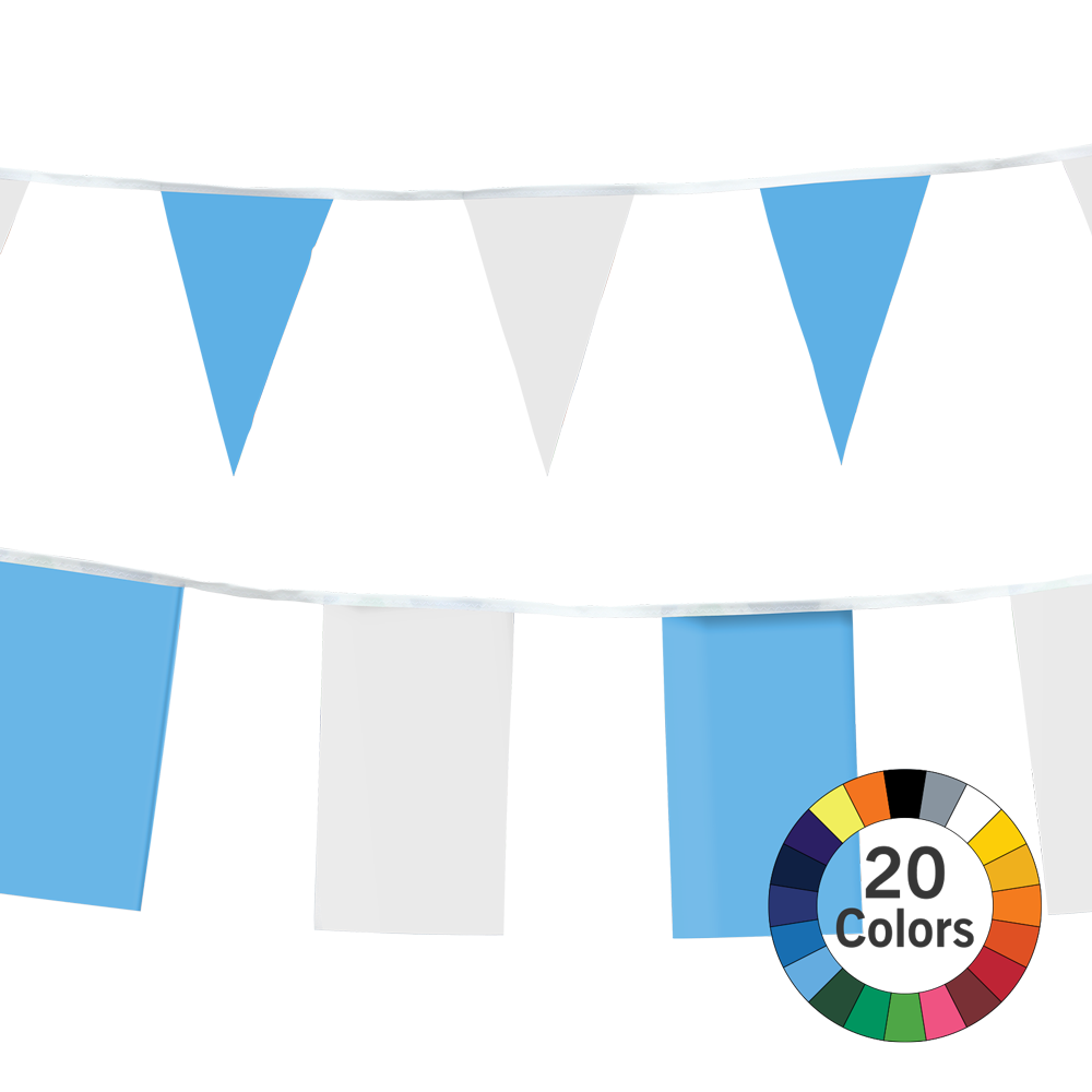 Multicolor Pennant Streamer Flags | Vispronet