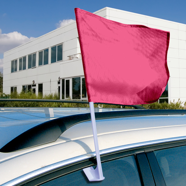 Solid Color Parade Flag for Cars | Vispronet