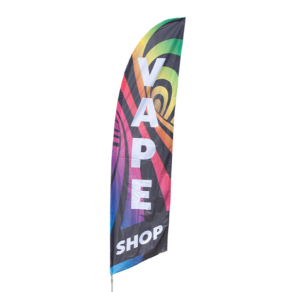 Vape Shop Feather Flag | Free Shipping | Vispronet