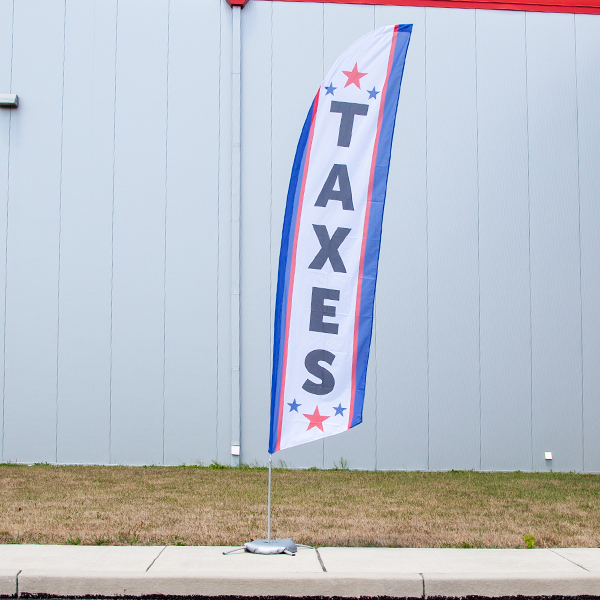 Tax Service Feather Flag | Low Prices + Free Shipping | VPN