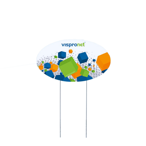 Yard Signs in Stock Shapes Printed on Durable Corrugated Plastic