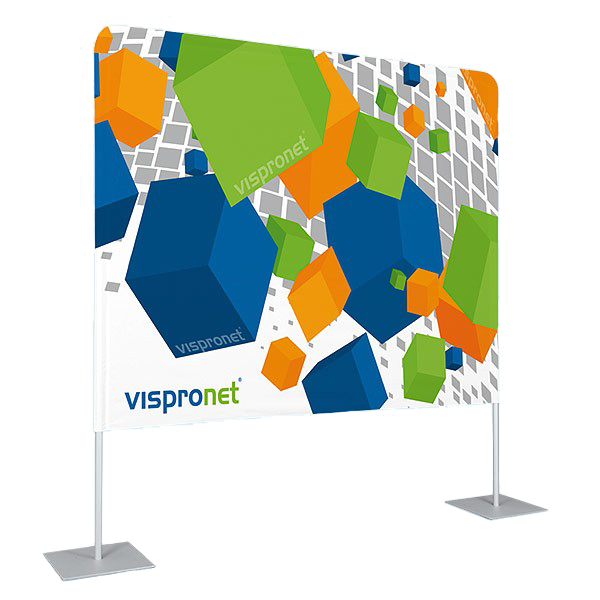 Backdrop Banner Stand Display w/ Custom Printed Banner