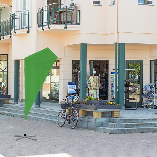 Solid Color Razor Flag Kit | Vispronet