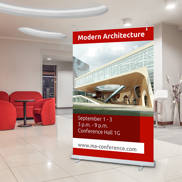 Retractable Backdrops for Trade Shows | Vispronet