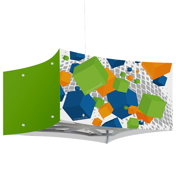 4-Sided Hanging Sign - Ceiling Signage for POP Displays