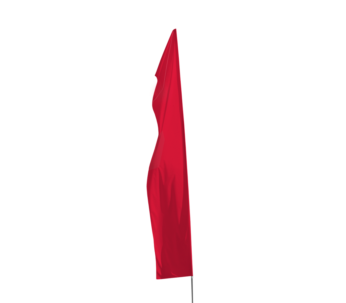 Solid Color Rectangular Flag Kit | Vispronet