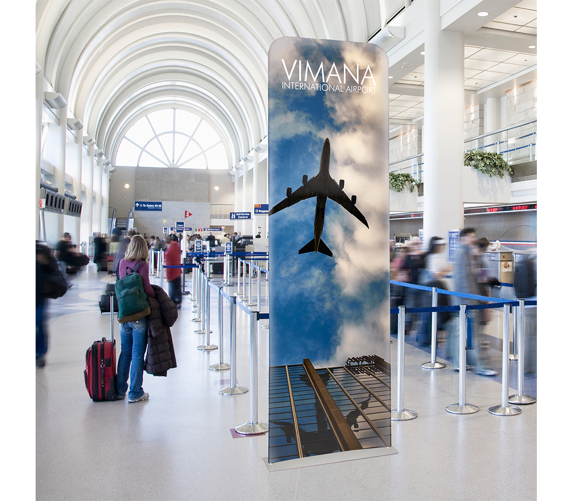 Pillowcase Banner Stand | EZ Tube Banner | Vispronet