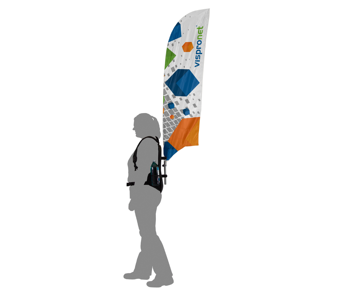 Promotional Backpack Bowflag® Blade Flag | Vispronet