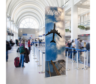 Pillowcase Banner Stand | EZ Tube Banner | Vispronet