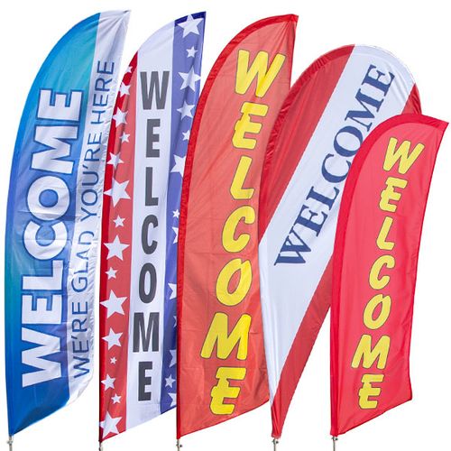 Welcome Feather Flag | Low Prices + Free Shipping | VPN