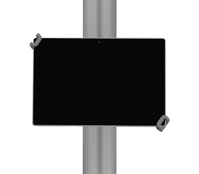 Poster Stand with Brochure & Tablet Holder | Vispronet