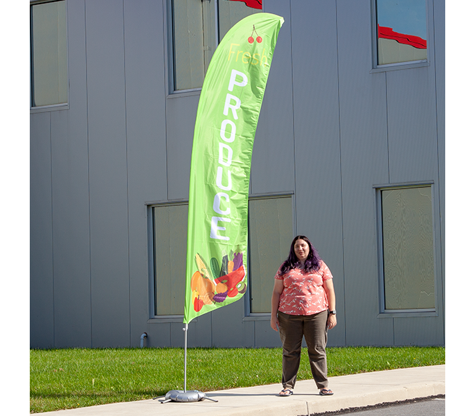 Fresh Produce Sign Flags | Free Shipping | Vispronet