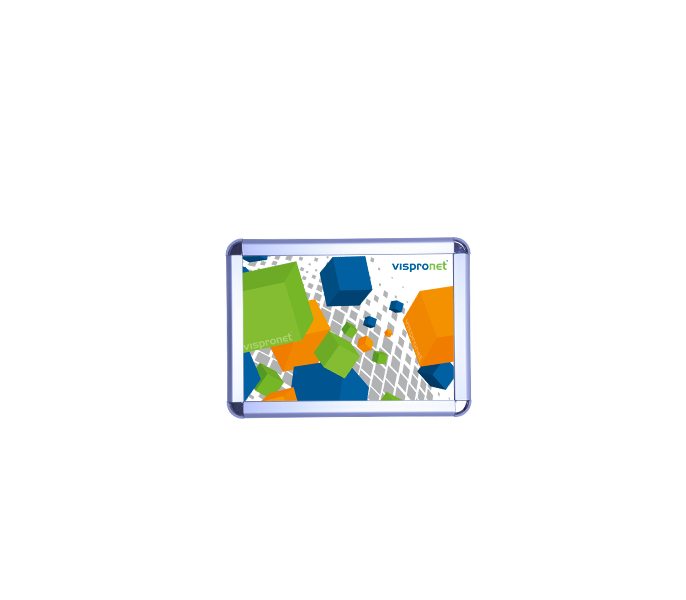 Wall Mounted Snap Frames | Vispronet