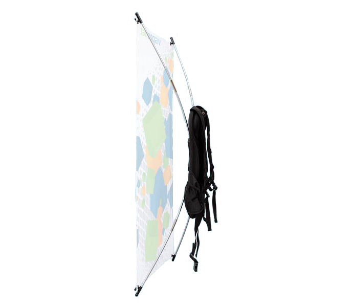 Promotional Backpack Banner for Walking Advertising & Marketing