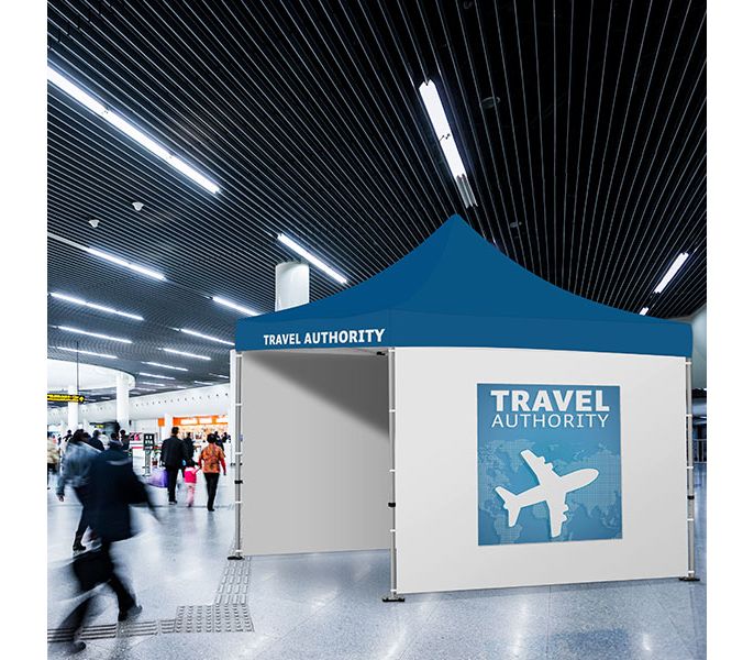 Tent Wall Banners - Removable Tent Wall Banner Square